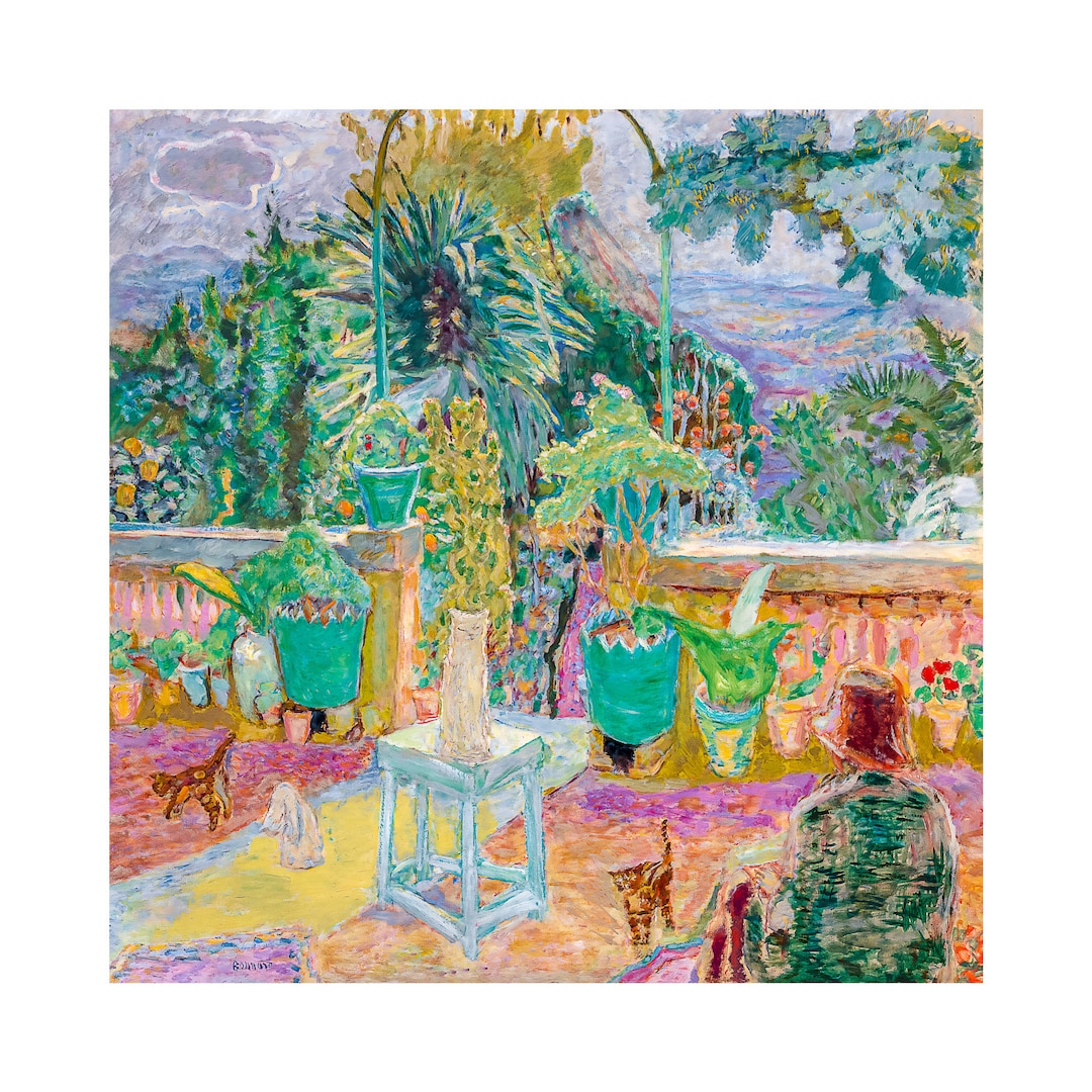 Pierre Bonnard, the Terrace, La Terrasse Ou Une Terrasse à Grasse, 1912 ...