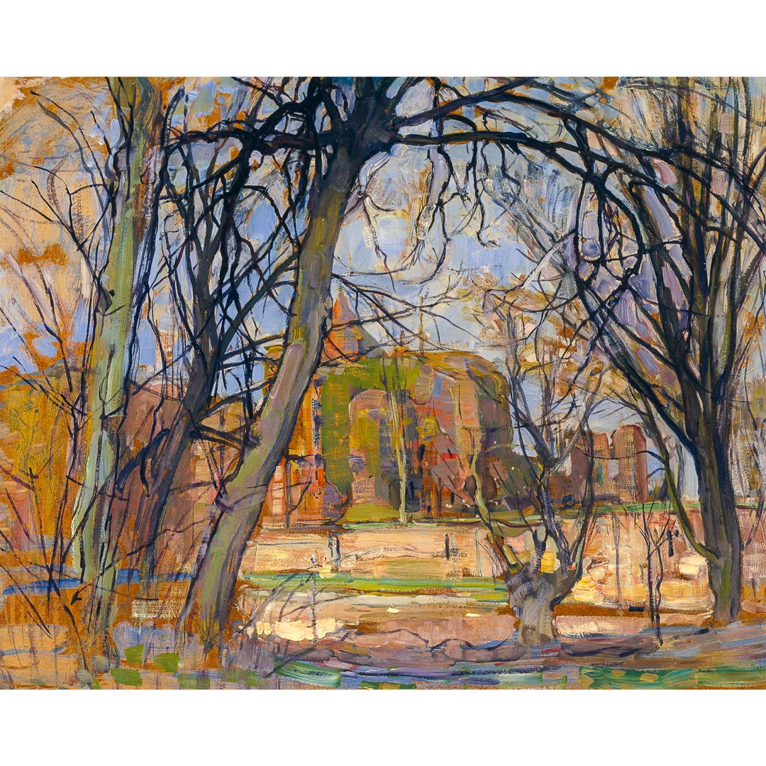 Piet Mondrian, Spring Sun (lentezon), Castle Ruin Brederode, 1910 | Art ...