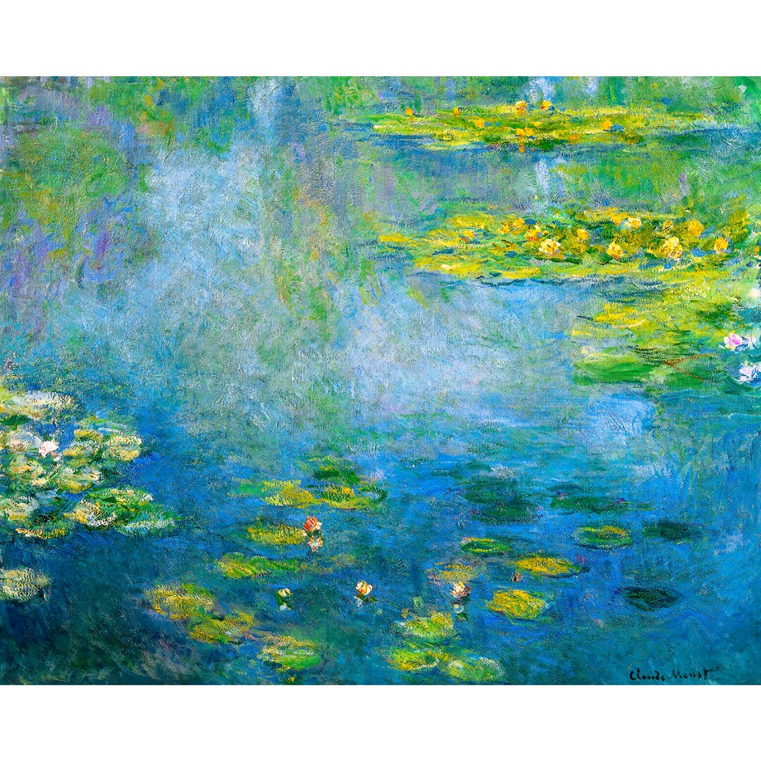 Claude Monet, Water Lilies, 1906 | Art Print | Canvas Print | Fine Art ...