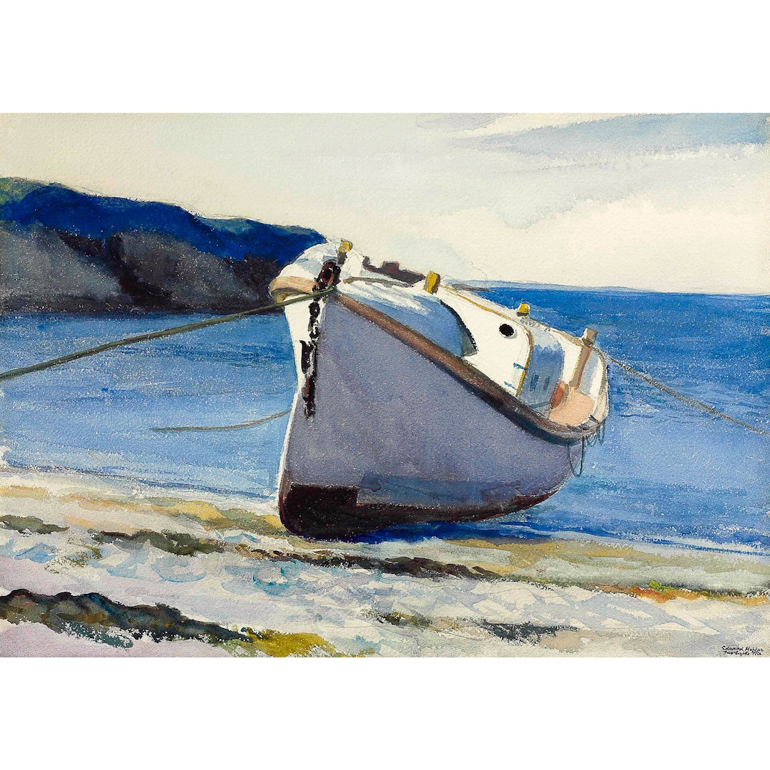 Edward Hopper, Coast Guard Boat I, 1929 | Art Print | Canvas Print ...