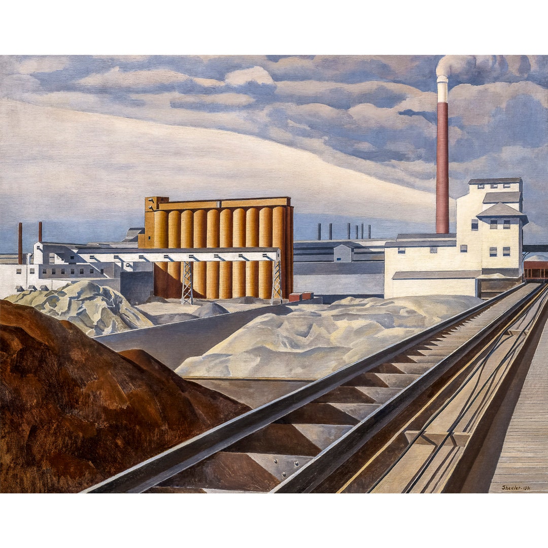Charles Sheeler, Classic Landscape, 1931 | Art Print | Canvas Print ...