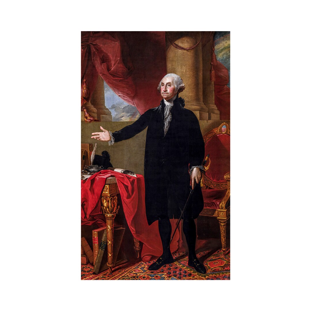 Gilbert Stuart, George Washington, 1797 | Art Print | Canvas Print ...