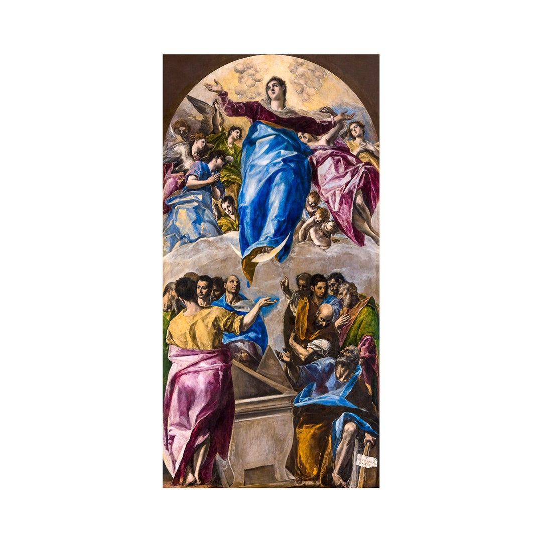 El Greco, the Assumption of the Virgin, 1579 | Art Print | Canvas Print ...