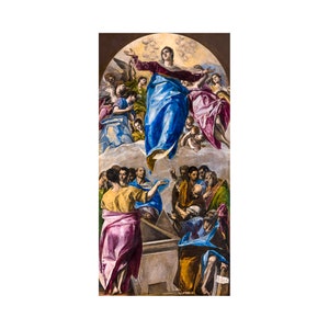 El Greco, the Assumption of the Virgin, 1579 | Art Print | Canvas Print ...
