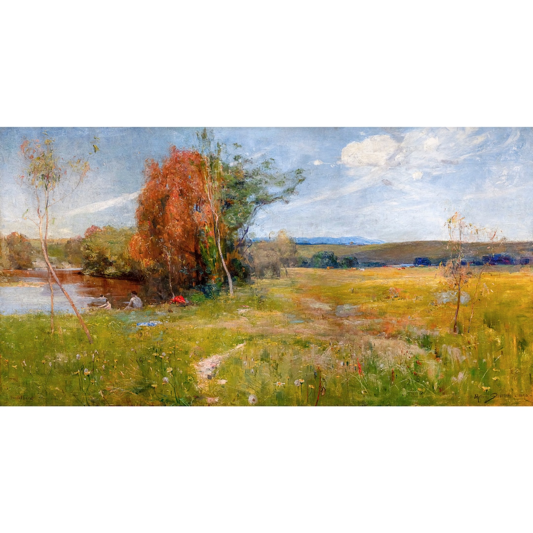Arthur Streeton, Spring, 1890 | Art Print | Canvas Print | Fine Art ...