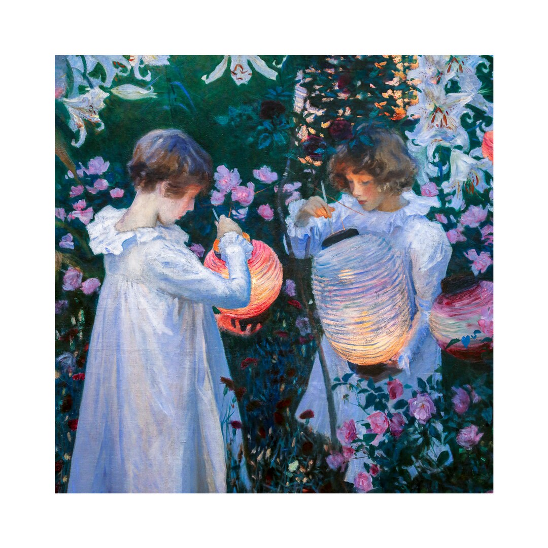 John Singer Sargent, Carnation, Lily, Lily, Rose (detail), 1885 | Art ...