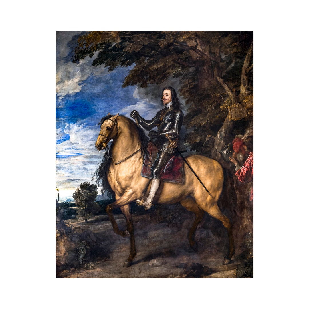 Anthony Van Dyck, Equestrian Portrait of Charles I, 1638 | Art Print ...