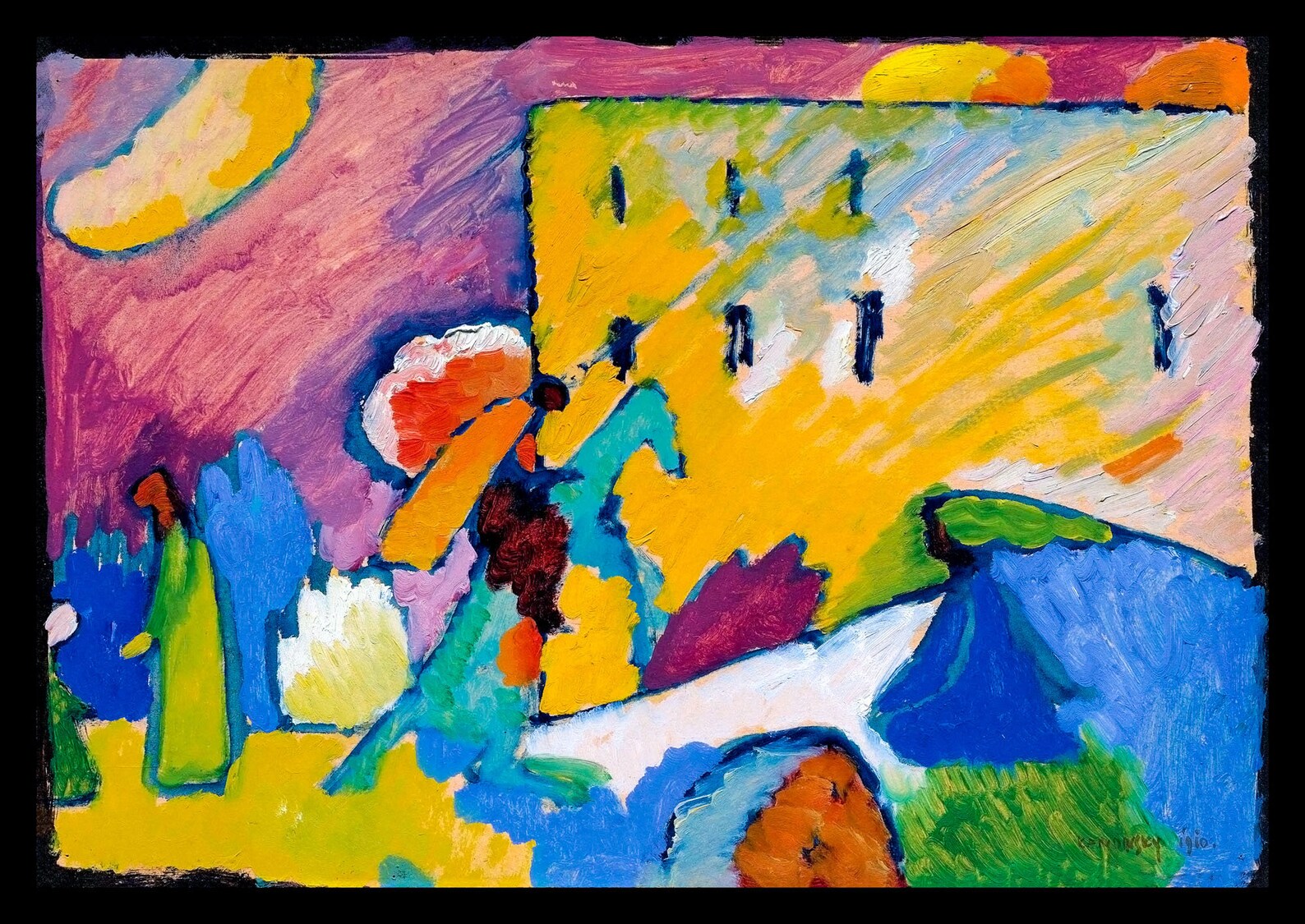 Wassily Kandinsky Study for Improvisation 3 1909 Art Print - Etsy