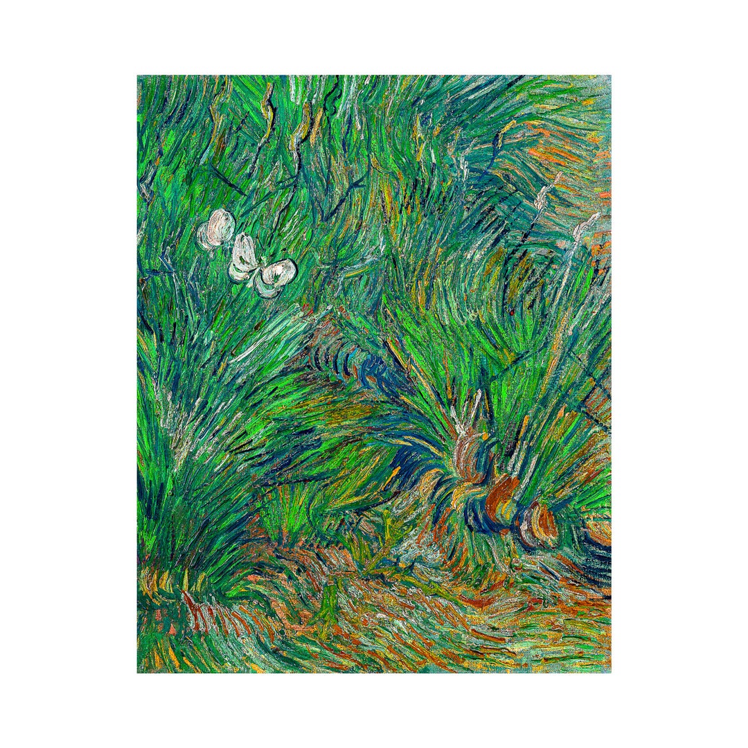 Van Gogh, Garden With Butterflies, 1890 | Art Print | Canvas Print ...