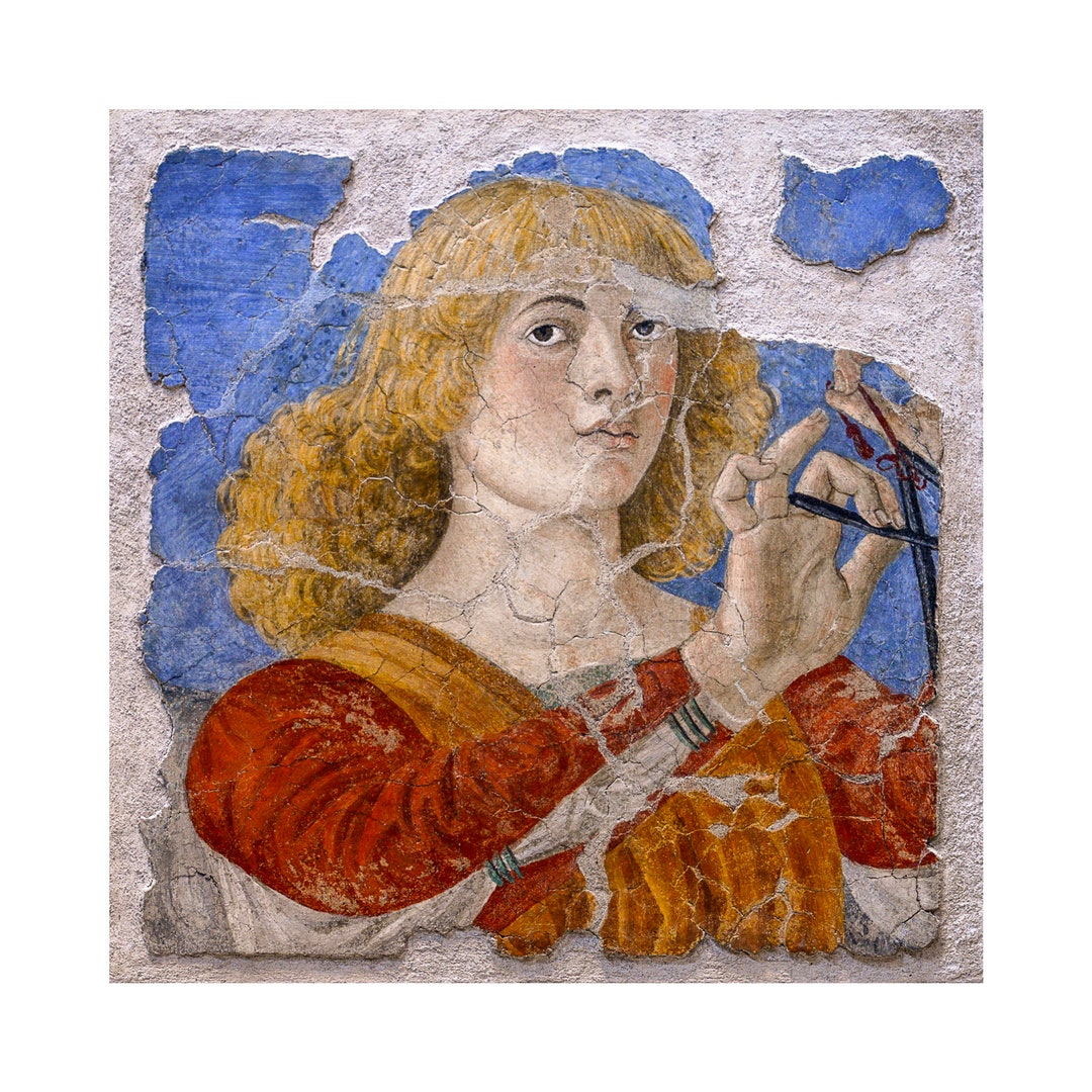 Vatican Fresco, Angel, Melloso Da Forli, 1480 | Art Print | Canvas ...