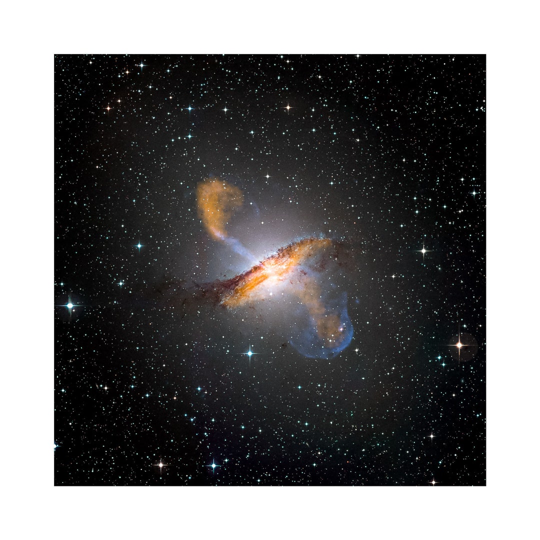 Centaurus A Galaxy, NASA Space Art | Art Print | Canvas Print | Fine ...