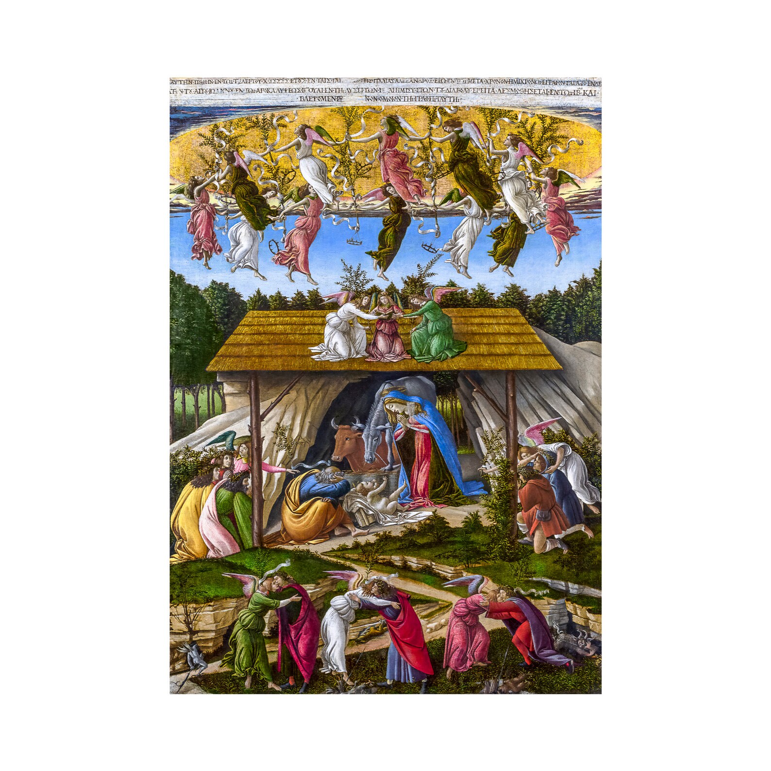 Sandro Botticelli, the Mystical Nativity, 1500 | Art Print | Canvas ...