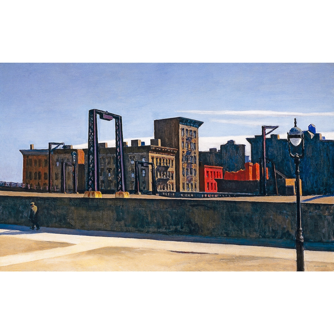 Edward Hopper, Manhattan Bridge Loop, 1928 | Art Print | Canvas Print ...