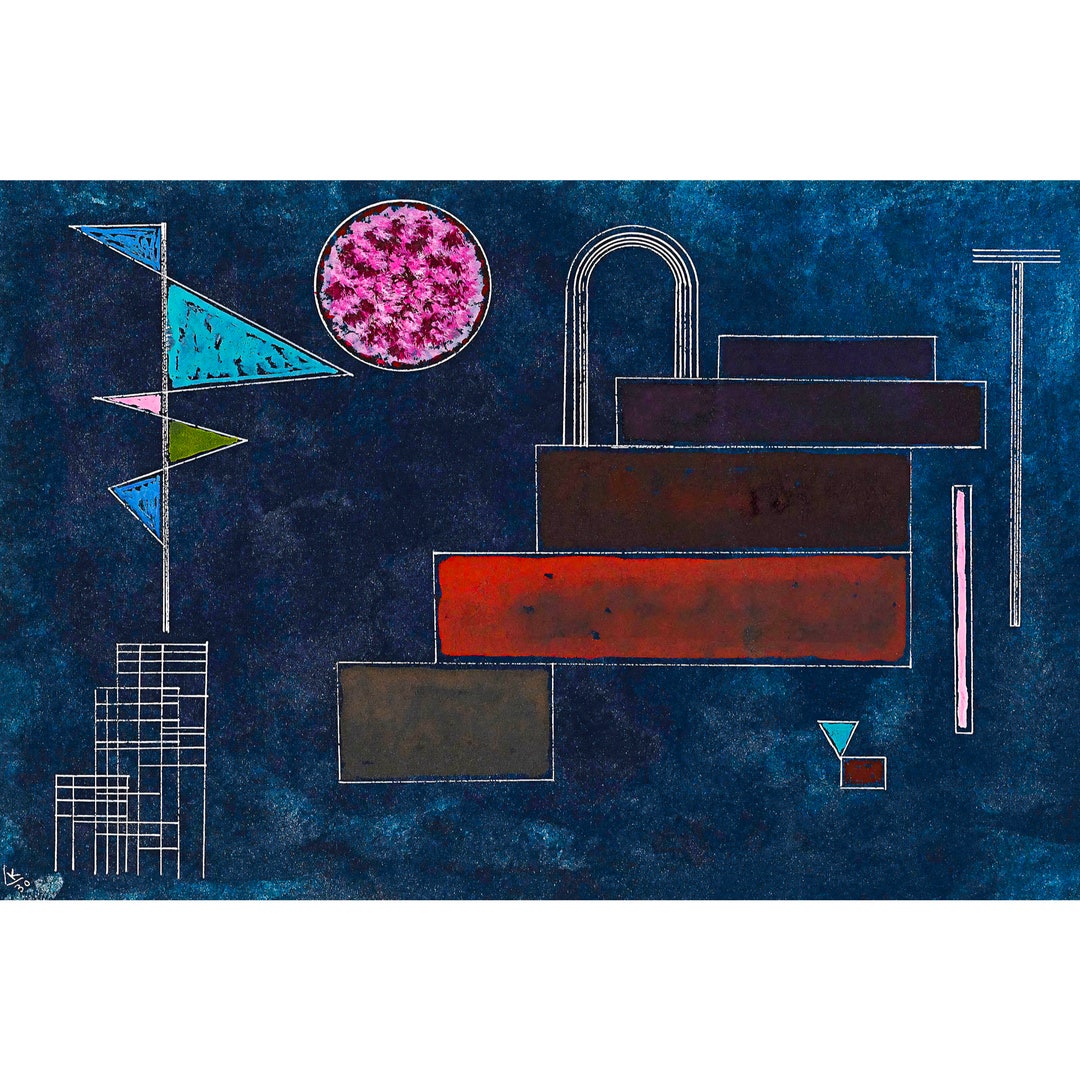 Wassily Kandinsky, Stufen (steps), 1930 | Art Print | Canvas Print ...