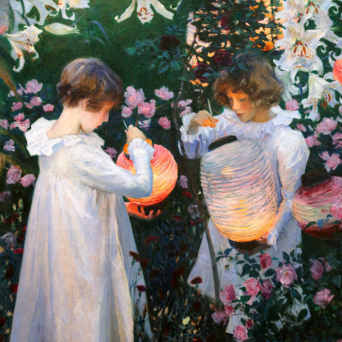 John Singer Sargent Carnation Lily Lily Rose detail | Etsy