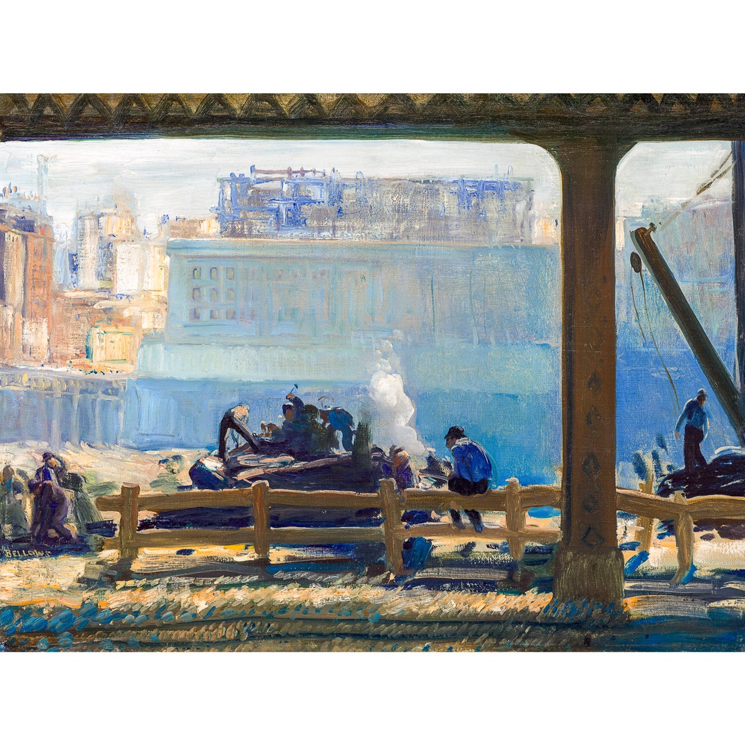 George Bellows, Blue Morning, 1909 | Art Print | Canvas Print | Fine ...