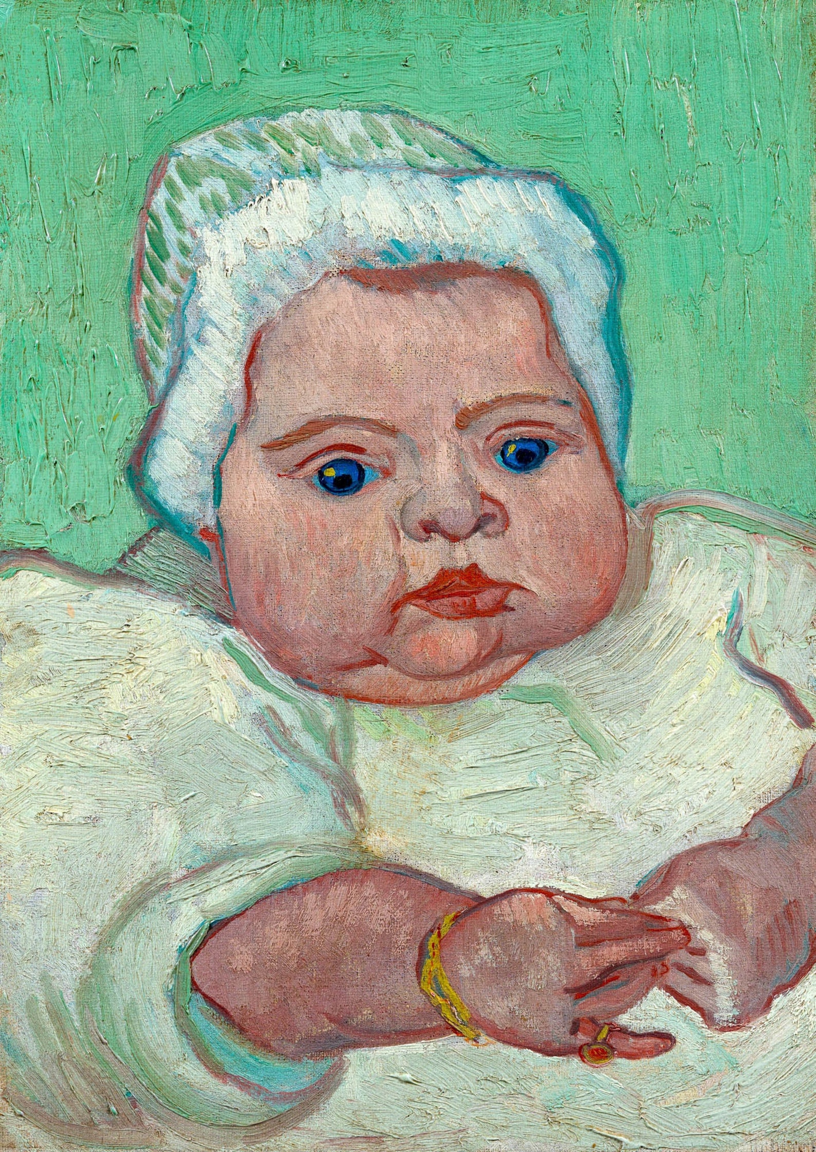 Van Gogh Baby Marcelle Roulin 1888 Art Print Canvas - Etsy