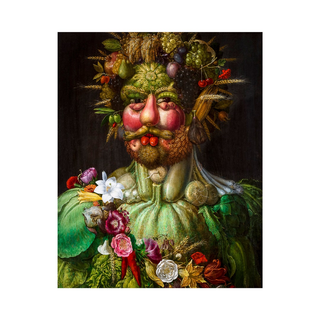 Giuseppe Arcimboldo, Vertumnus, 1590 | Art Print | Canvas Print | Fine ...