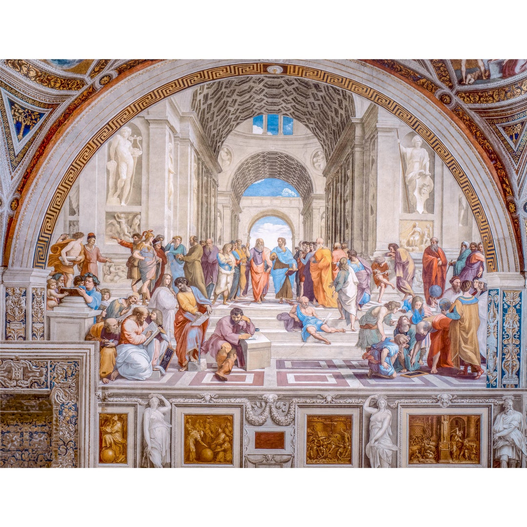 Raphael, the School of Athens, 1511 | Art Print | Canvas Print | Fine ...