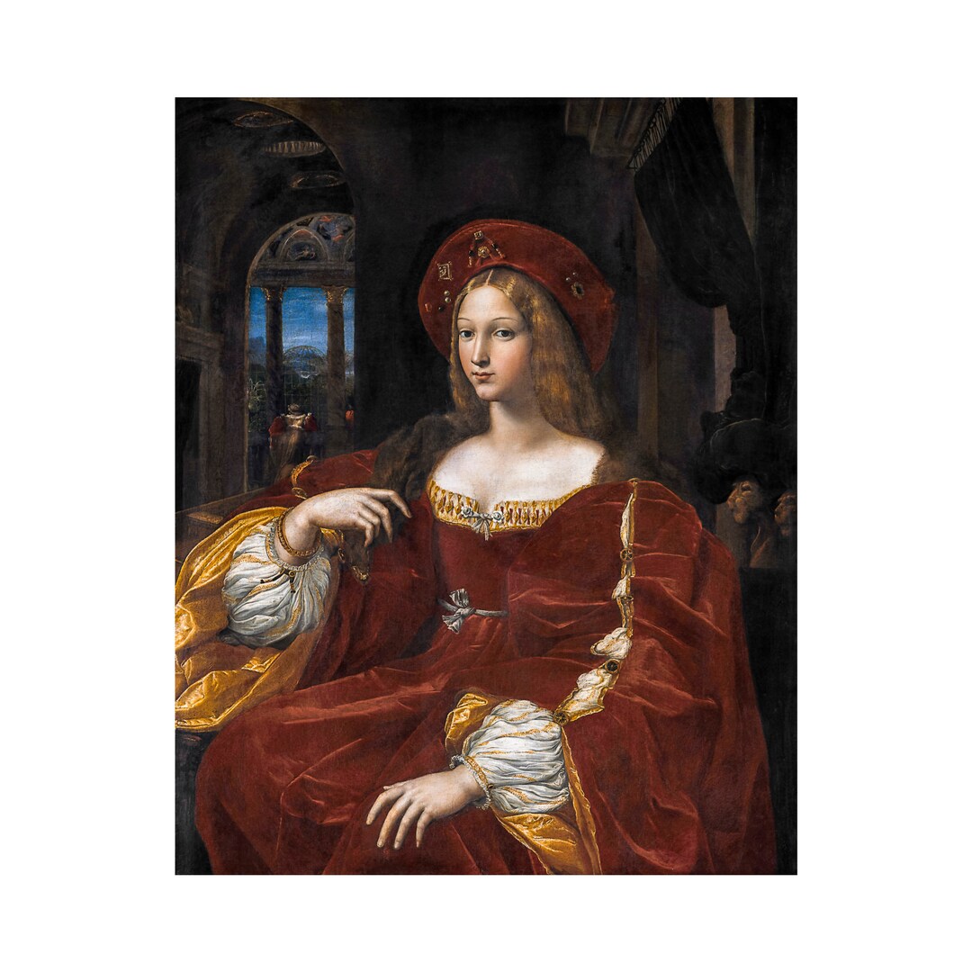 Raphael, Portrait of Dona Isabel De Requesens, 1518 | Art Print ...