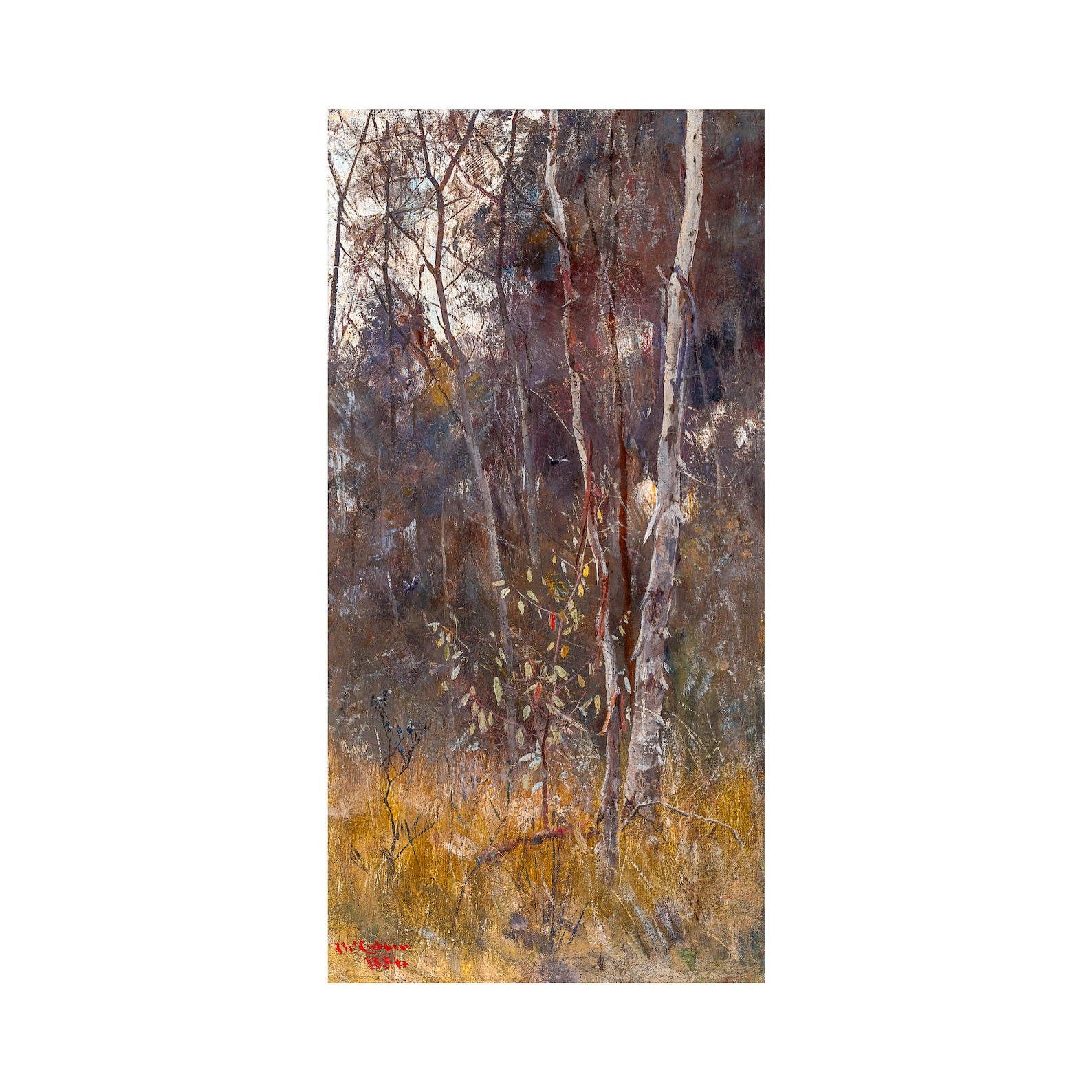 Frederick Mccubbin, at the Falling of the Year, 1886 | Art Print ...