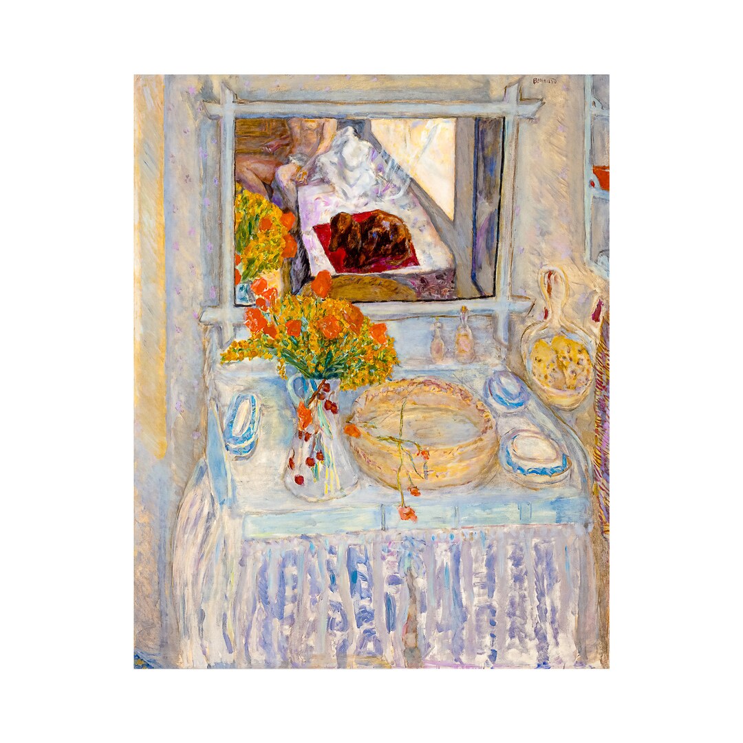 Pierre Bonnard, Dressing Table and Mirror, 1923 | Art Print | Canvas ...