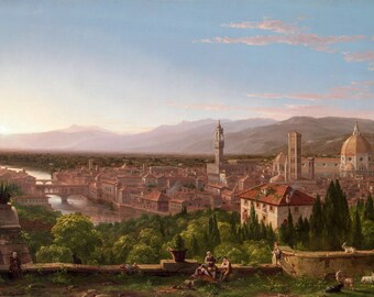 Thomas Cole the Garden of Eden 1828 Art Print Canvas | Etsy