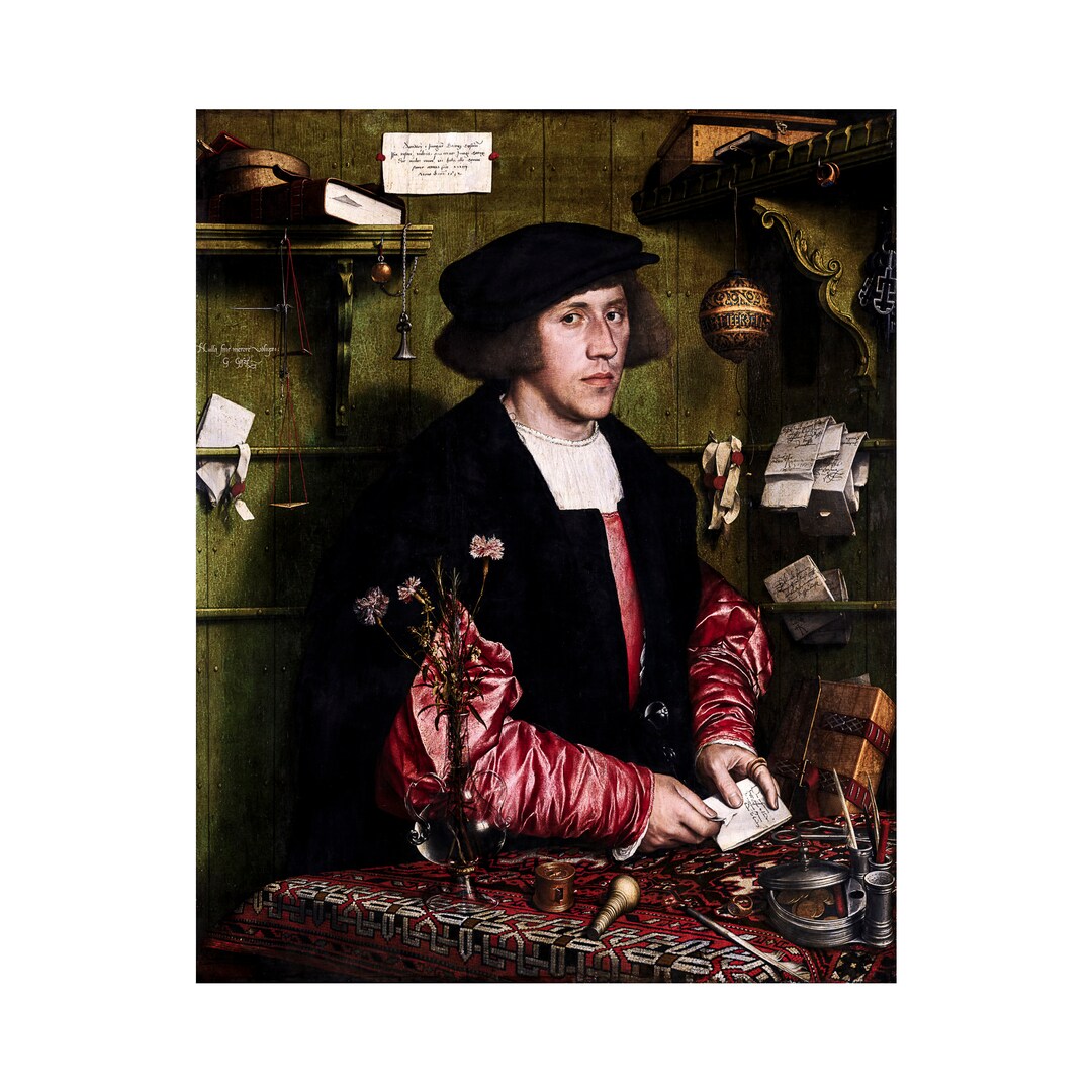 Hans Holbein, the Merchant Georg Gisze, 1532 | Art Print | Canvas Print ...