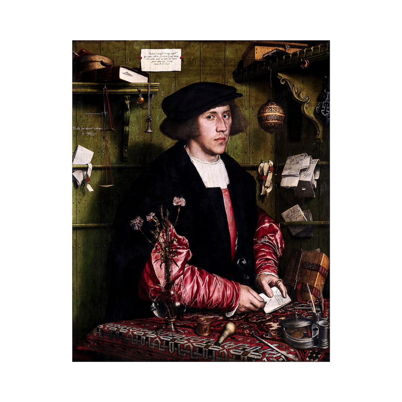 Hans Holbein, the Merchant Georg Gisze, 1532 | Art Print | Canvas Print ...