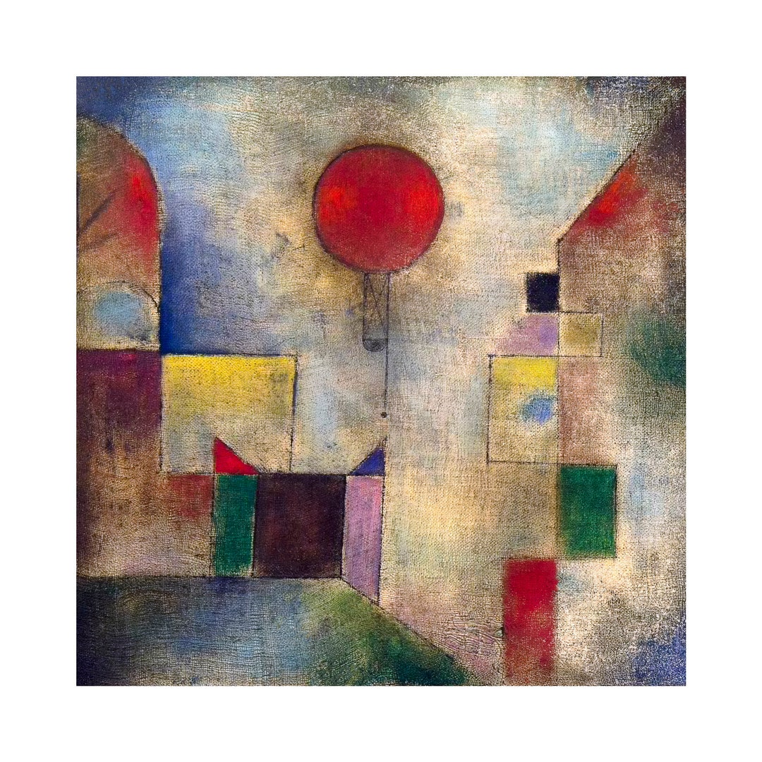 Paul Klee, Red Balloon, 1922 | Art Print | Canvas Print | Fine Art ...