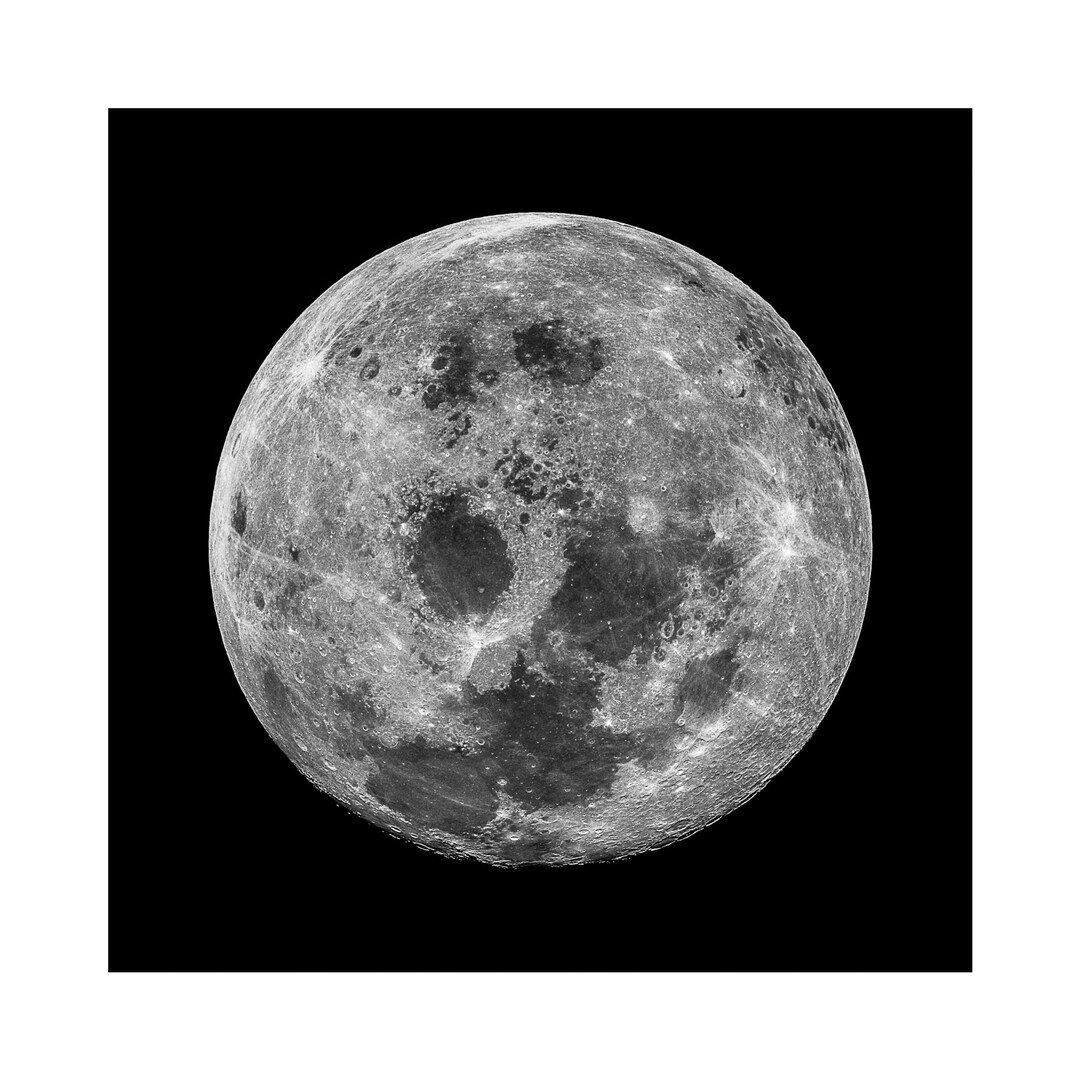 The Moon, NASA Space Art, Lunar Art | Art Print | Canvas Print | Fine ...