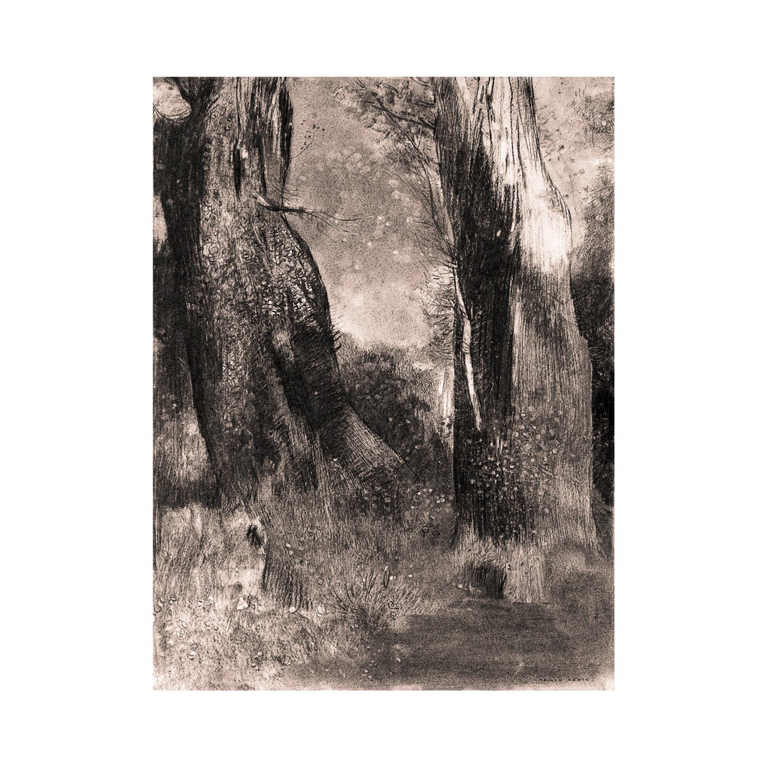 Odilon Redon, the Trees, 1890 | Art Print | Canvas Print | Fine Art ...
