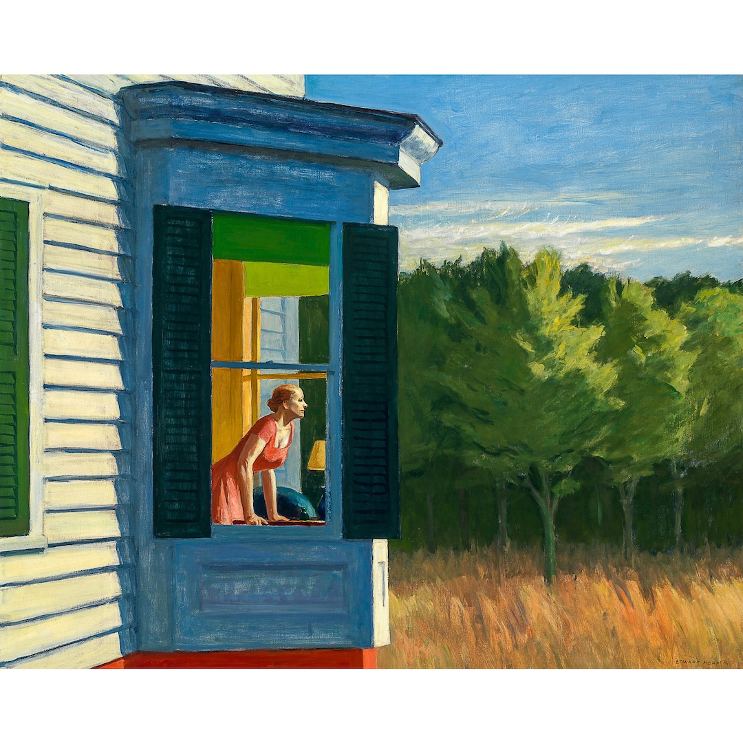 Edward Hopper, Cape Cod Morning, 1950 | Art Print | Canvas Print | Fine ...