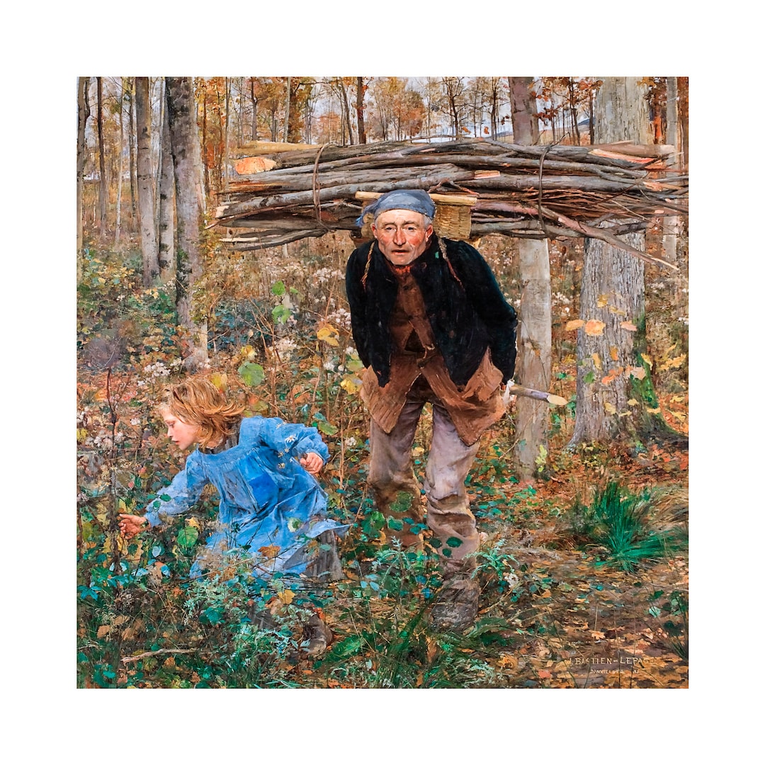 Jules Bastien-lepage, Le Pere Jacques, the Wood Gatherer, 1881 | Art ...