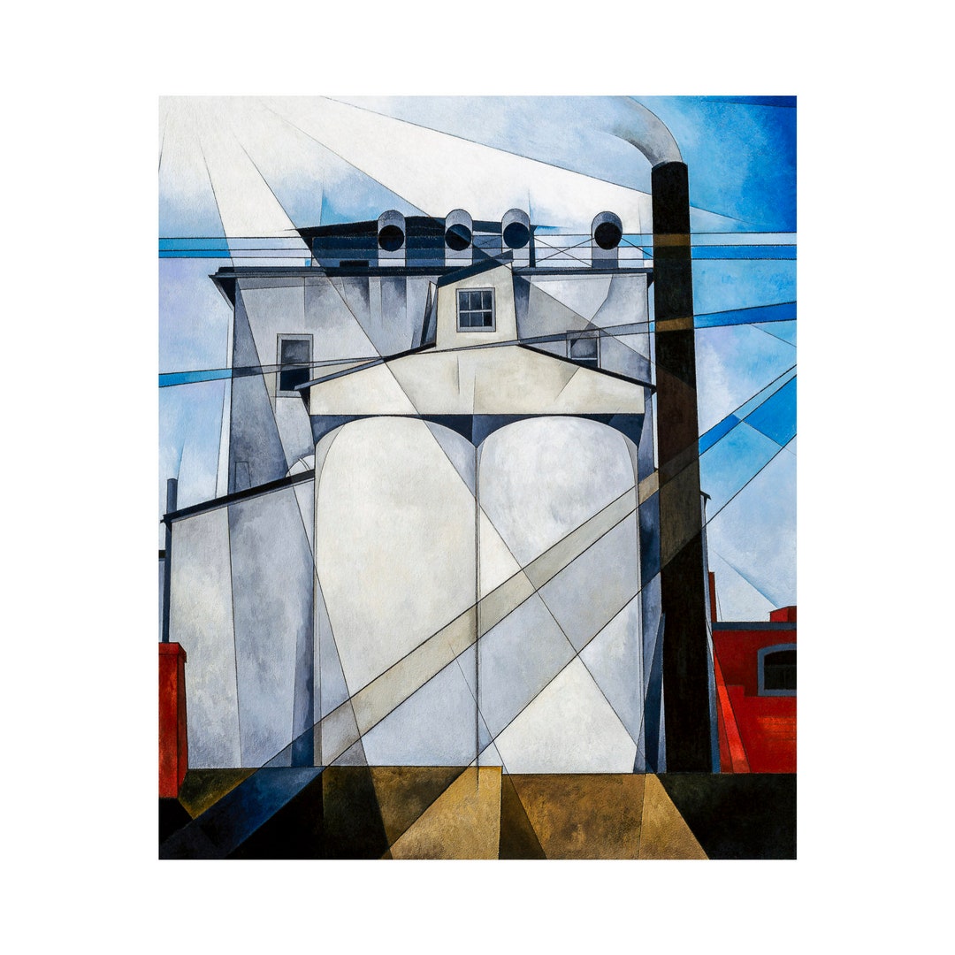 Charles Demuth, My Egypt, 1927 | Art Print | Canvas Print | Fine Art ...