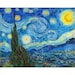 Van Gogh, Starry Night, 1889 | Art Print | Canvas Print | Art Poster ...