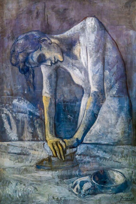 Pablo Picasso Woman Ironing the Ironer La Repasseuse 1904 - Etsy