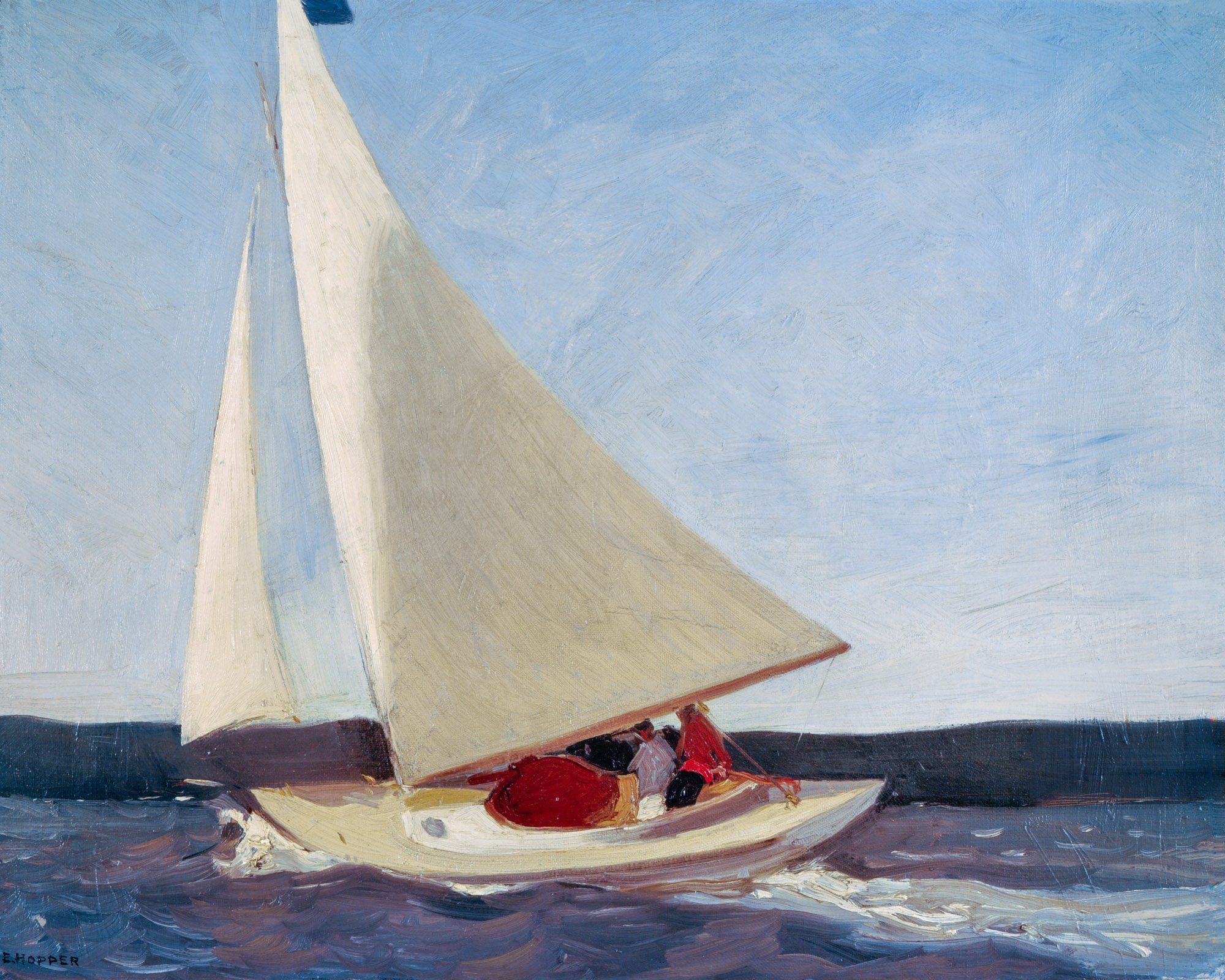 Edward Hopper Sailing 1911 Art Print Canvas Print Fine | Etsy