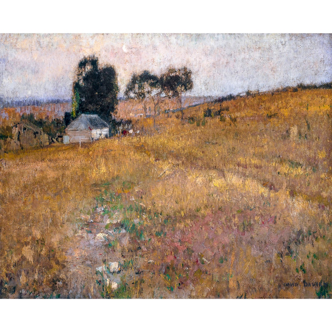David Davies, A Summer Evening, 1895 | Art Print | Canvas Print | Fine ...