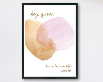 Hey Girl Poster - Etsy