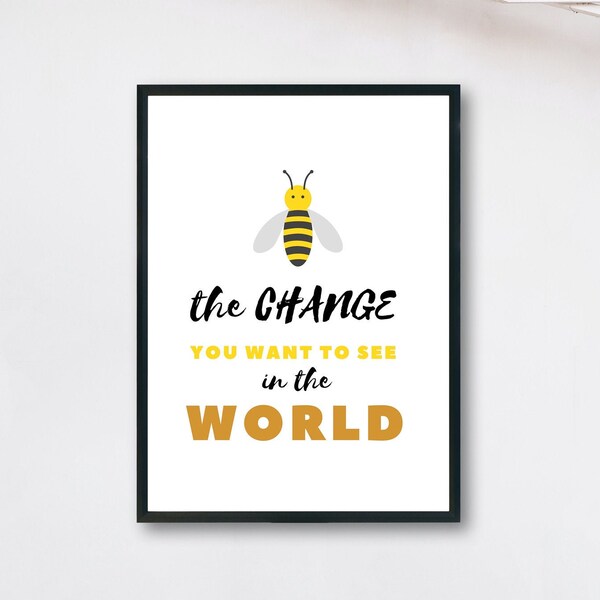Bee the Change - Etsy