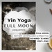 New Moon Yin Yoga Class PDF Yin Yoga Sequence Darkness & Renewal Yoga Printable for Beginners ...