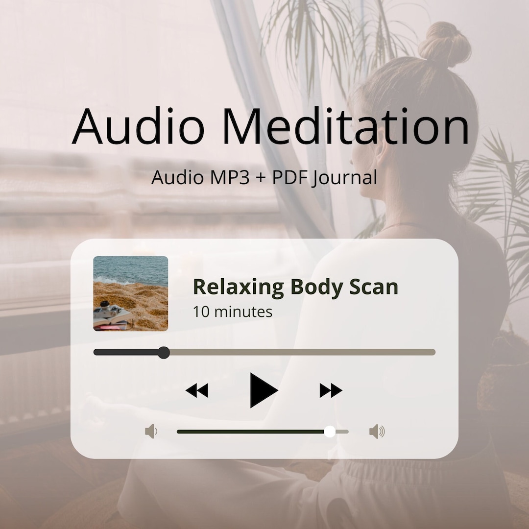 Guided Audio Meditation MP4 Relaxing Body Scan Audio Yoga Lovers ...