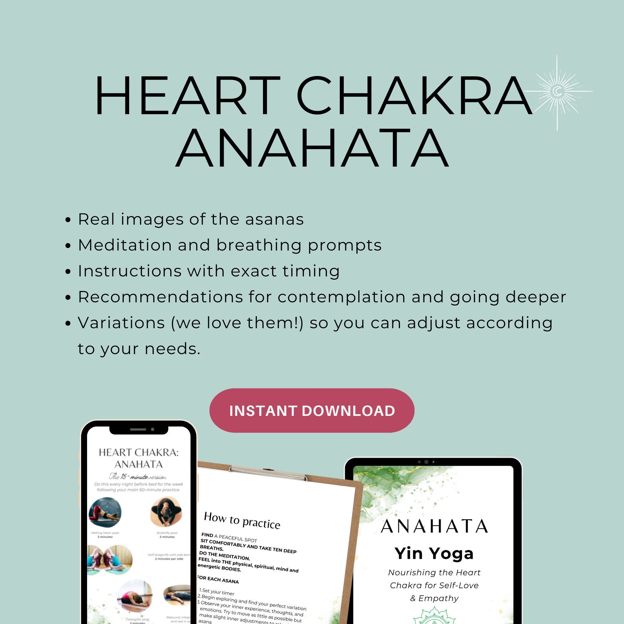 Yin Yoga Sequence for Heart Chakra Yin Yoga Class Plan Anahata Lesson ...