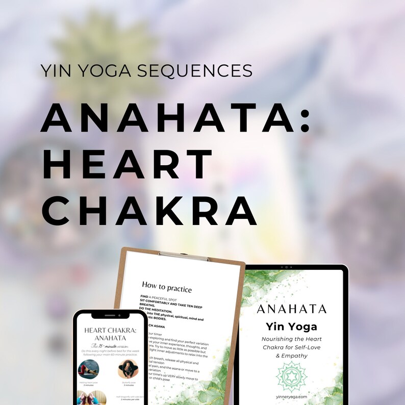 Yin Yoga Sequence for Heart Chakra Yin Yoga Class Plan Anahata Lesson ...