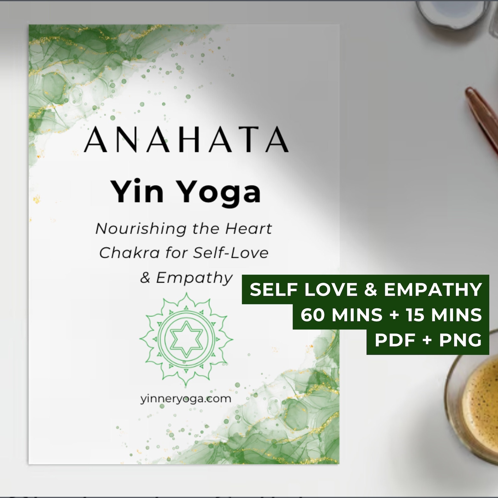 Yin Yoga Sequence for Heart Chakra Yin Yoga Class Plan Anahata Lesson ...