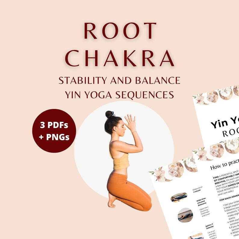 Root Chakra Yin Yoga Sequence: Grounding 60-minute Yin Yoga Class Yin ...