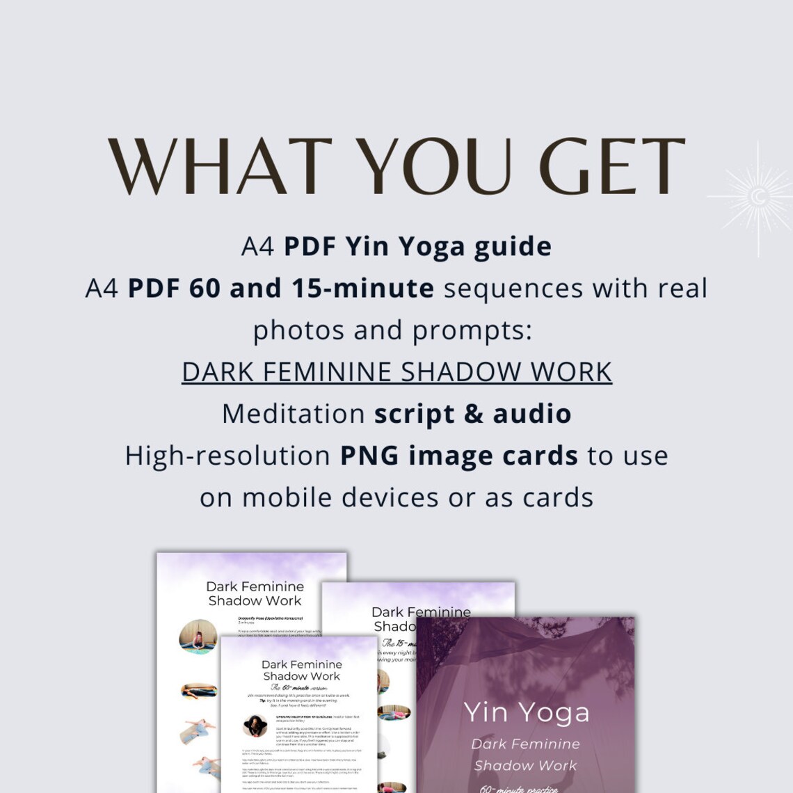 Yin Yoga Sequence: Dark Feminine Shadow Work, Yin Yoga Class ...