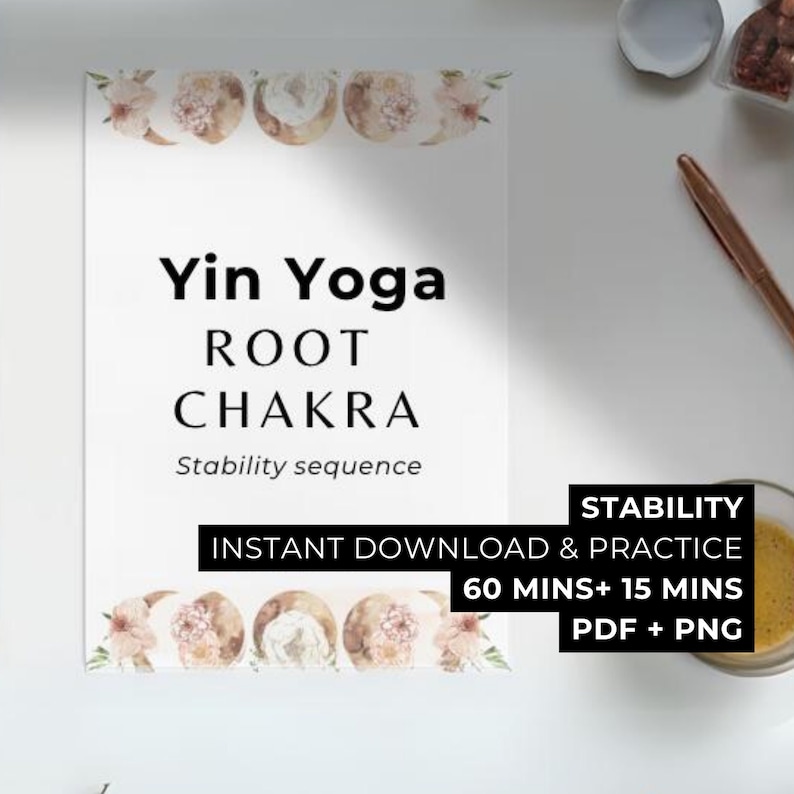 Root Chakra Yin Yoga Sequence: Grounding 60-minute Yin Yoga Class Yin ...