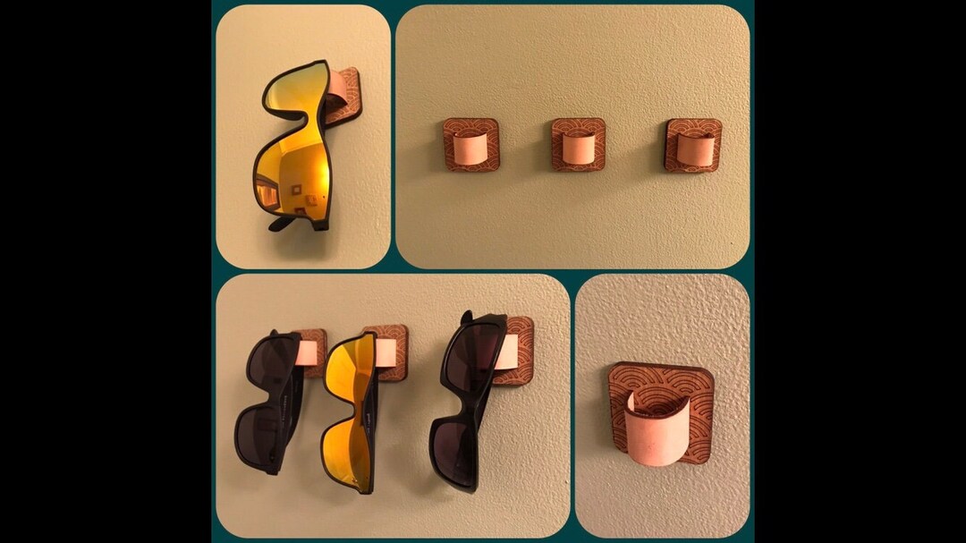 Sunglasses/eyeglasses Holder Laser Cut and Engraved - Etsy